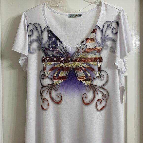 Unity World Wear | Tops | Unity World Wear Womens White Shirt With ...